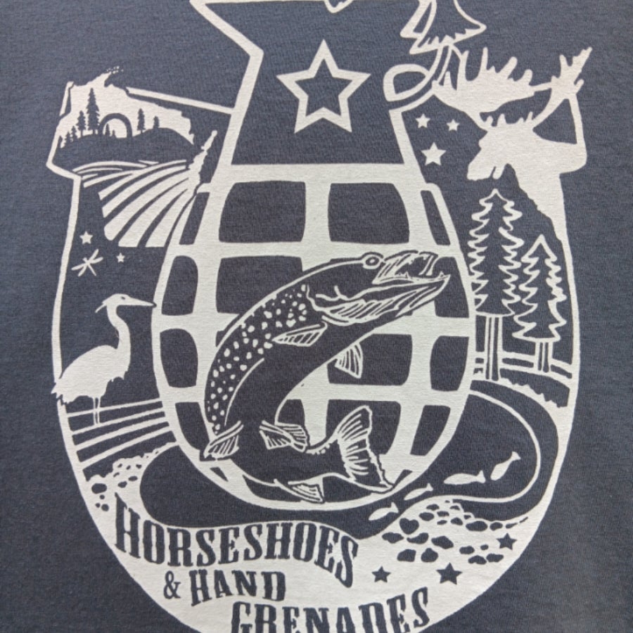 Charcoal Grey HHG Fish/Grenade Logo | My Site
